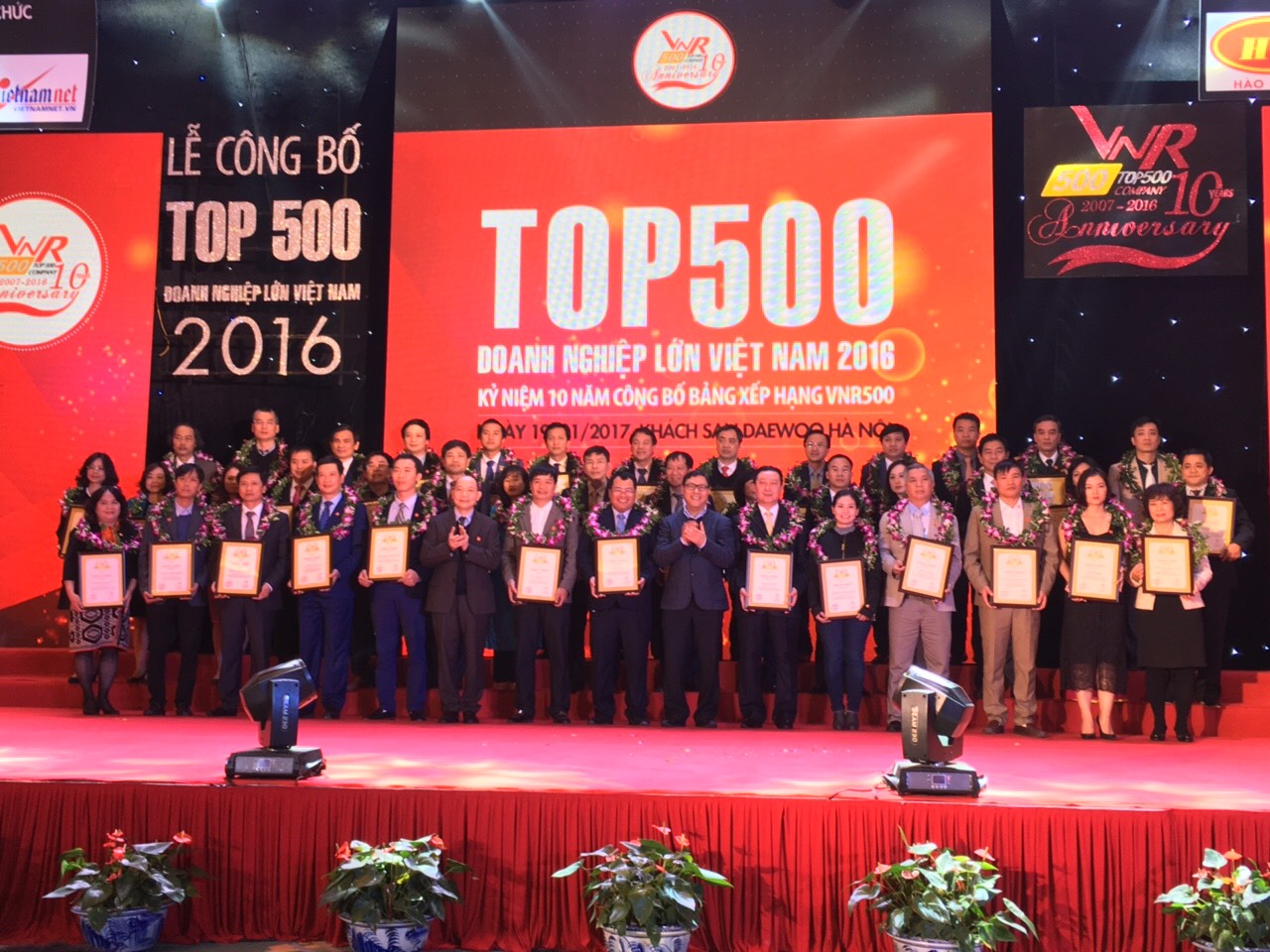Vedan Việt Nam lần thứ 5 liên tiếp lọt Top 500 doanh nghiệp lớn năm 2016